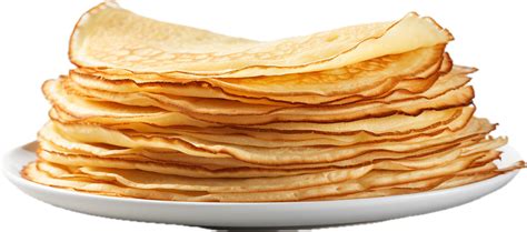 Ai Generated Stack Of Thin Crepes Png 34617012 Png