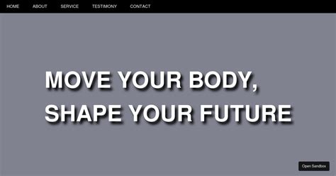 Shirisha Basnethtml Css Peojects Sb Personal Trainer Website