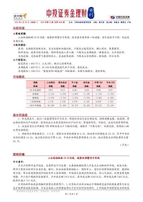 金理财日刊2019年第52期总第2666期