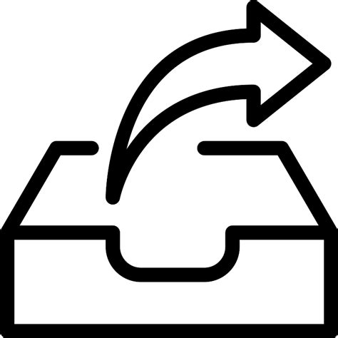 Outbox Vector Svg Icon Svg Repo