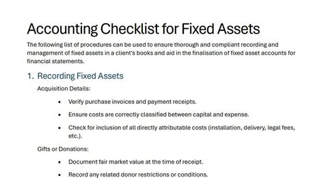 Navigating Fixed Asset Accounting In Annual Financial Statements — Accounting Weekly