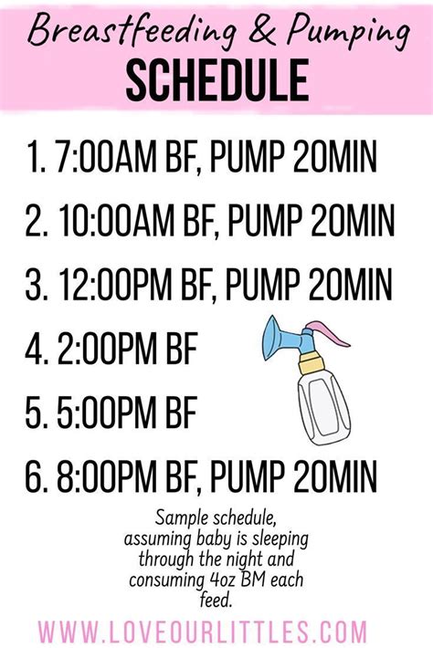 Power Pumping Schedule For Exclusively Pumping Moms Artofit