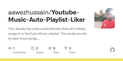 Github Aawezhussainyoutube Music Auto Playlist Liker This