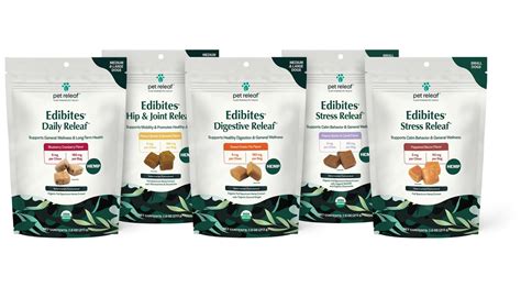 Pet Releaf Edibites Stress Releaf Organic Peppered Bacon Flavored Chew