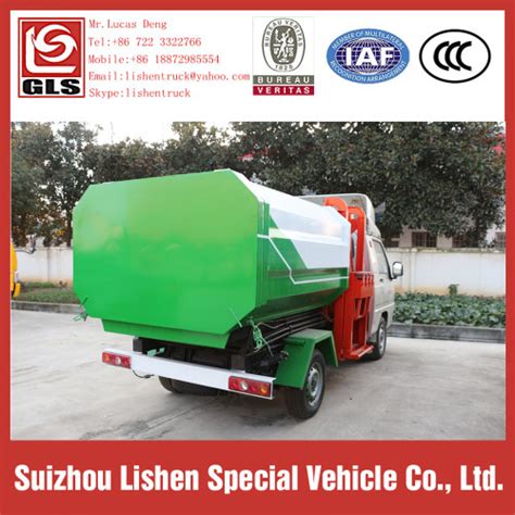 3 Cbm 크레인 버켓 쓰레기 트럭 의 고품질 3 Cbm 크레인 버켓 쓰레기 트럭