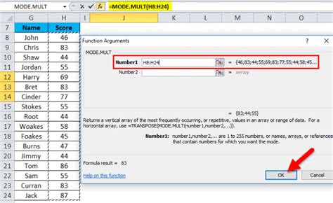Mode In Excel Formula Examples How To Use Mode Function