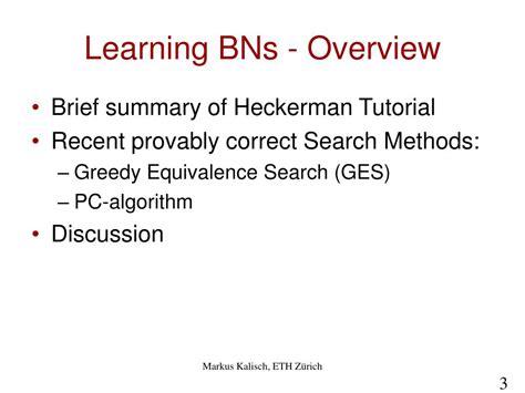 PPT Bayesian Networks Learning Eth Zurich Review PowerPoint Presentation ID 3209412