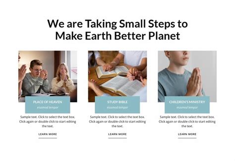 Make Earth Better Planet Html Code Example By Nicepage