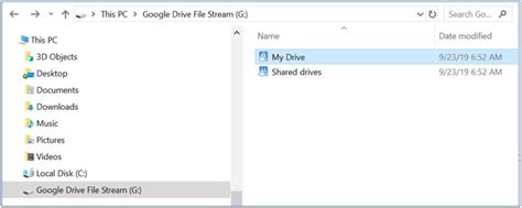 Google File Stream Information Technology Services
