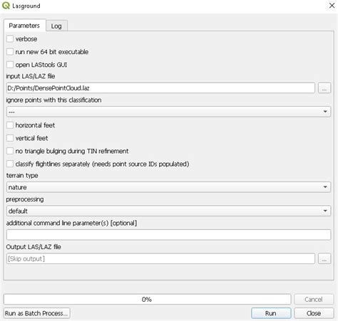 Qgis Plugins How To Solve Cannot Alloc Point Buffer Error LAStools Geographic Information