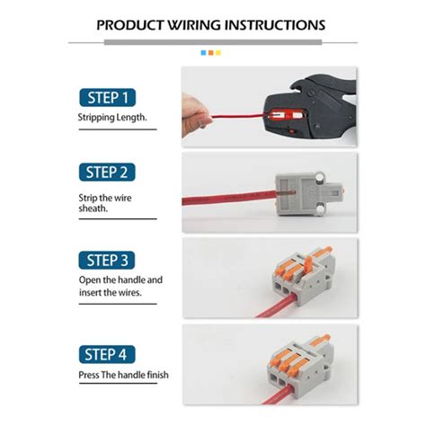 【🇲🇾stock】quick Wiring Connector Universal Splitter Wiring Cable Mini Push In Can Combined Butt
