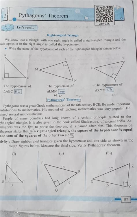 Right Angled Triangle The Hypotenuse Of The Hypotenuse Of The Hypotenuse
