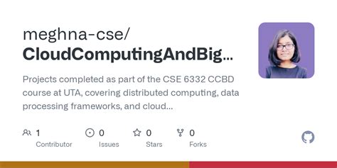 Github Meghna Csecloudcomputingandbigdata Cse6332 Projects Completed As Part Of The Cse 6332