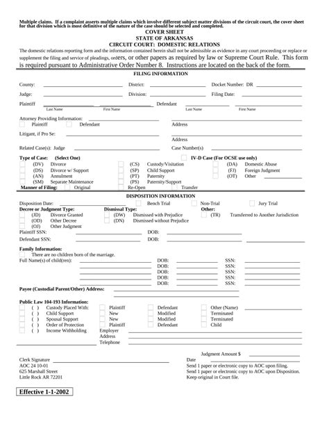 Aoc Disposition Sheet Fill Out And Sign Online Dochub