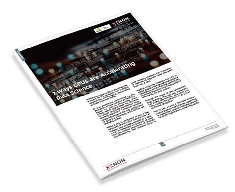 7 Ways Gpus Are Accelerating Data Science Xenon Systems