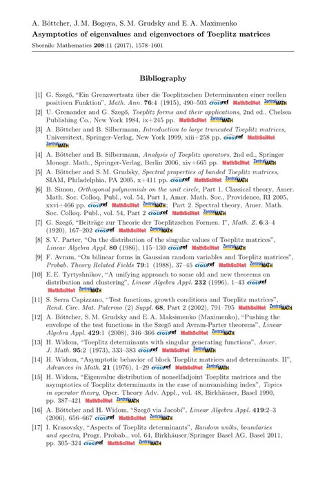 Pdf Asymptotics Of Eigenvalues And Eigenvectors Of Toeplitz Matrices