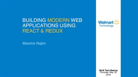 Building Modern Web Applications Using React And Redux Speaker Deck