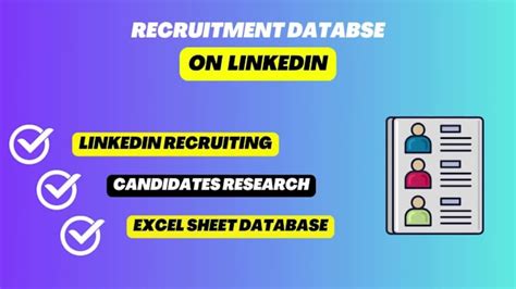 Create Detailed Recruitment Database Sheet By Itsrajakhan Fiverr