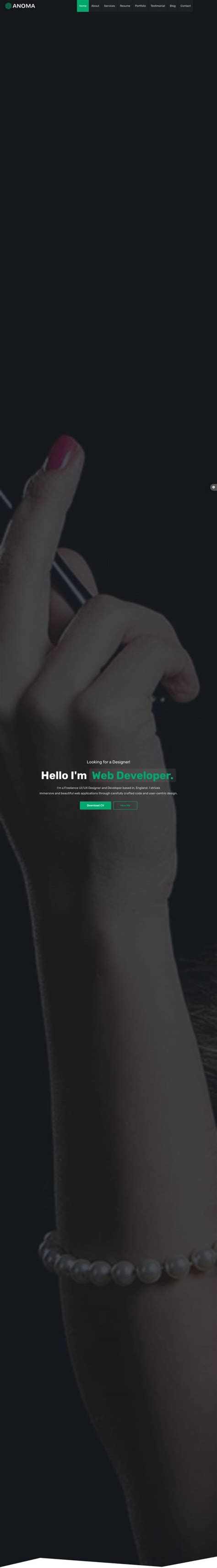 动漫个人介绍主页网站html5模板下载