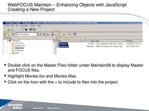 Ppt Webfocus Maintain Enhancing Objects With Javascript Powerpoint Presentation Id6238248