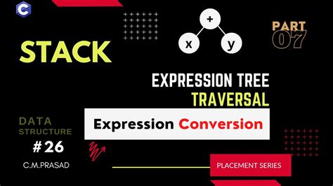 26 Expression Tree Preorder Inorder Postorder Tree Traversal Youtube