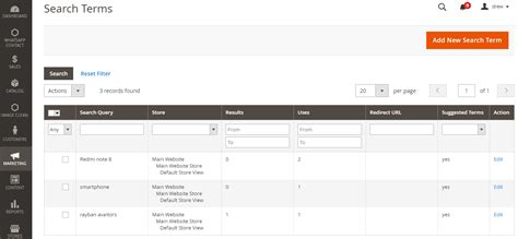 Everything About Search Query Table In Magento 2