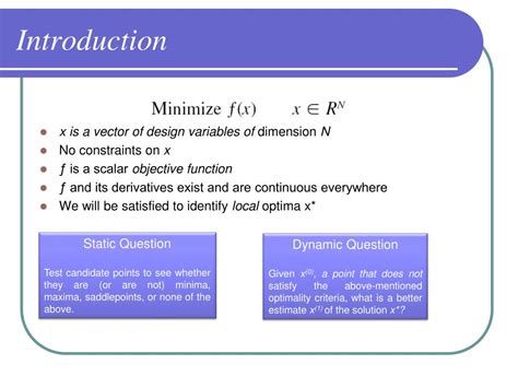 Ppt Engineering Optimization Chapter 3 Functions Of Several Variables Part 1 Powerpoint