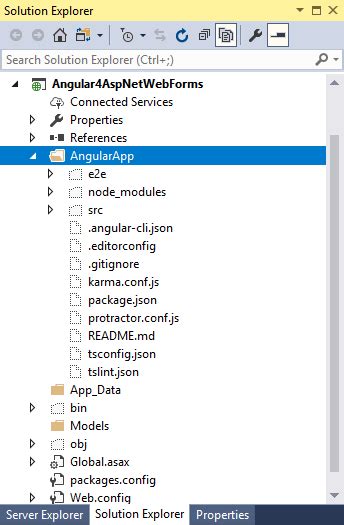 Prepare Aspnet Projects Web Forms Mvc Core To Use Angular 4