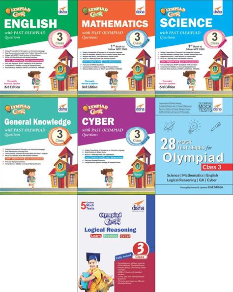 Olympiad Champs Science Mathematics English Logical Reasoning Cyber And Gk Class 3