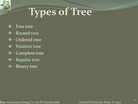 7 Tree Data Structures Using C By Varsha Patil Pptx Computing Technology And Computing