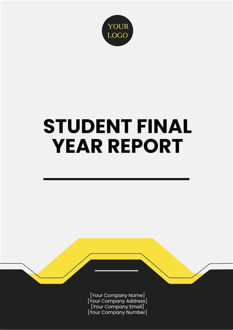 Free Final Project Report Template To Edit Online