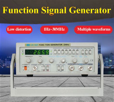 Lw 1641 Function Signal Generator Frequency Range 0 1hz To 2mhz For Precise Signal Generation