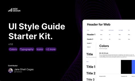 Ui Style Guide Starter Kit Figma