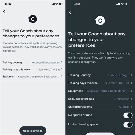 Ui And Feature Differences Rfreeletics