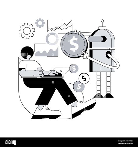 self parking car system abstract concept vector illustration automated parking car system self