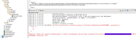 ecma typeerror calling java class from worklight adapter stack overflow