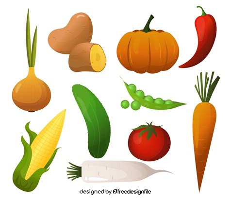 Vegetables Vector Free Download