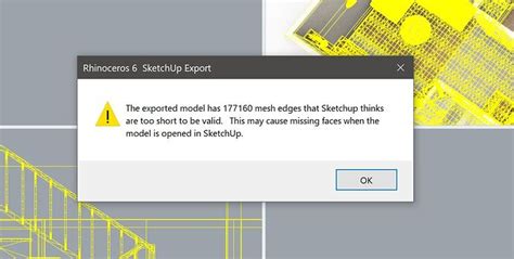 Unable To Export Rhino File To Sketchup Rhino Mcneel Forum