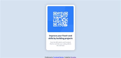 GitHub Marckesin QR Code Component Challenge Hub Frontend Mentor