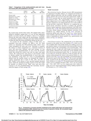 An Integrated Musculoskeletal Finite Element Model To Evaluate Effects Of Load Carriage On The