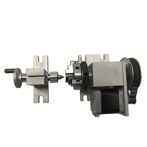 CNC tailstock and th Axis Rotary Axis with Chuck mm em Promoção na Americanas