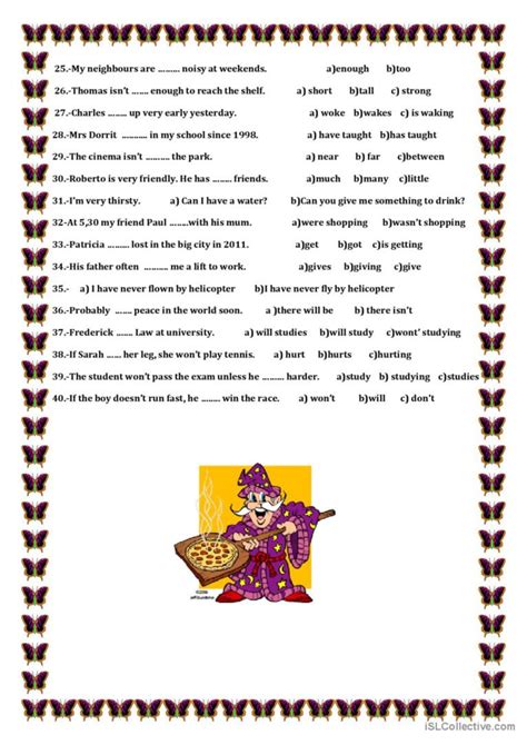 MULTIPLE CHOICE English ESL Worksheets Pdf Doc