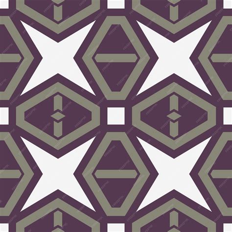 Premium Vector Seamless Texture With Arabic Geometric Ornament Vector Mosaic Pattern