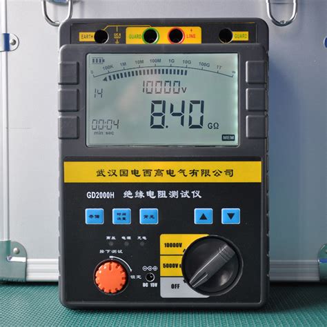 China Gd2000h 10kv Insulation Resistance Tester Manufacture And Factory Hv Hipot