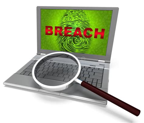 Cyber Security Breach System Hack 3d Rendering Stock Illustration Illustration Of Cybercrime