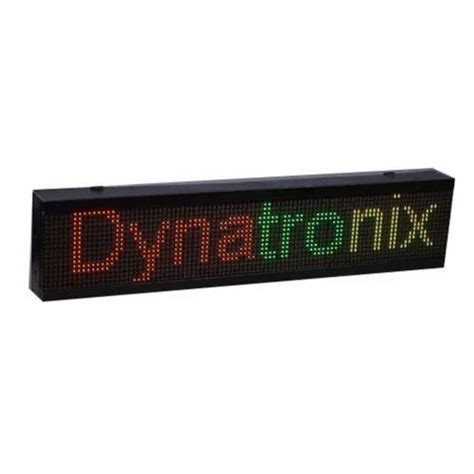Single Color Scrolling LED Display Board At 2200 Square Feet Scrolling LED Display In
