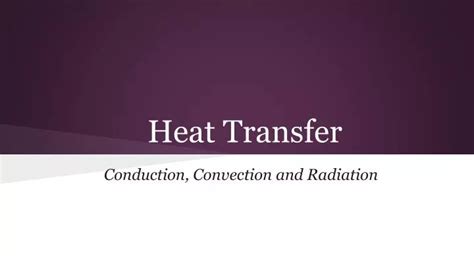 PPT Heat Transfer PowerPoint Presentation Free Download ID 2881092