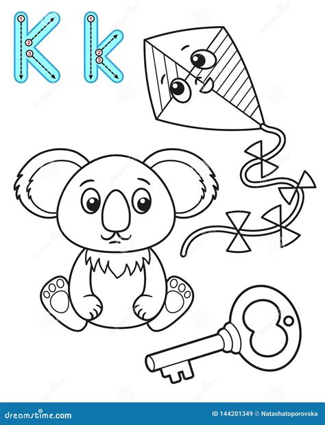 Letter K Coloring Pages Joe Printables