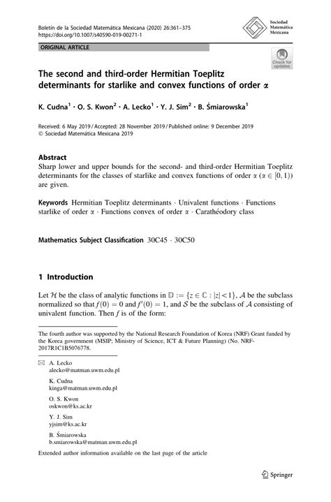Pdf The Second And Third Order Hermitian Toeplitz Determinants For