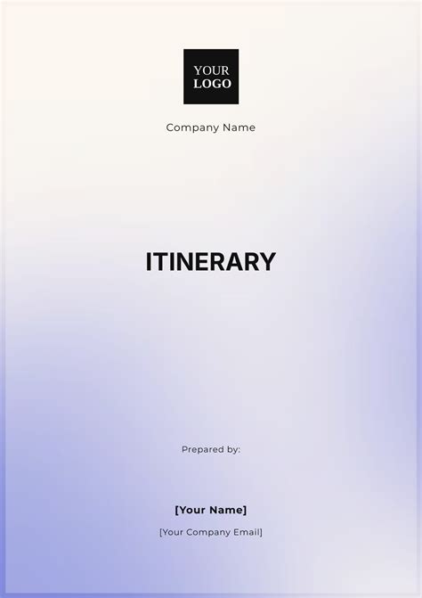 Free Girls Trip Itinerary Template To Edit Online